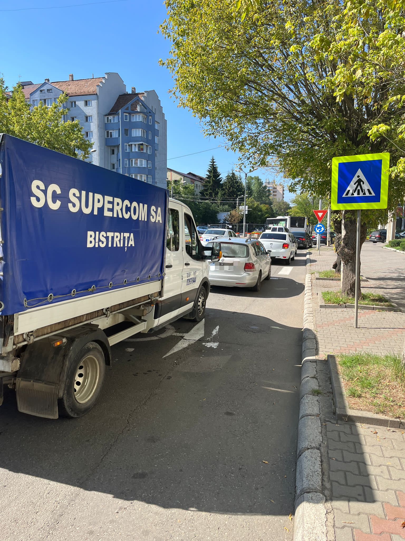 Traficul bulversat de lucrări din Bistrița afecteaza și mașinile ...